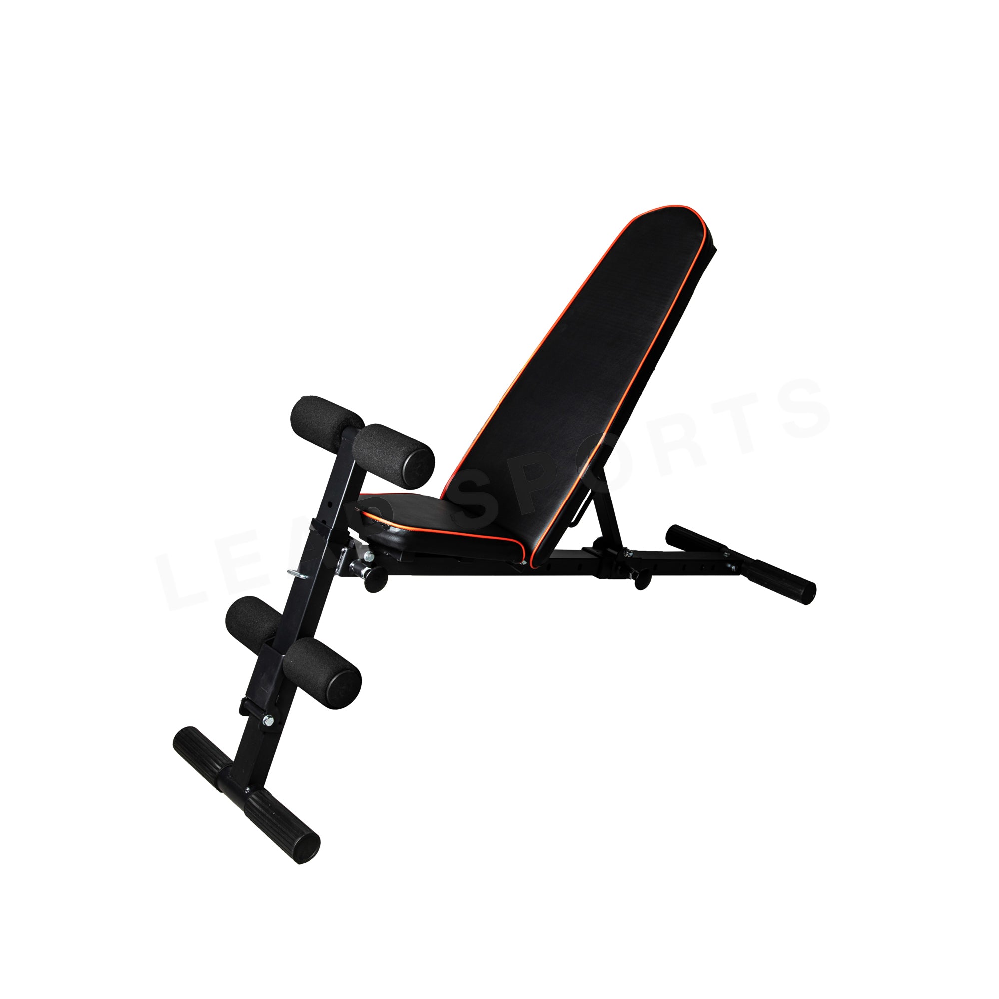 Foldable Black Crunch Bench – LEAP SPORTS VANCOUVER